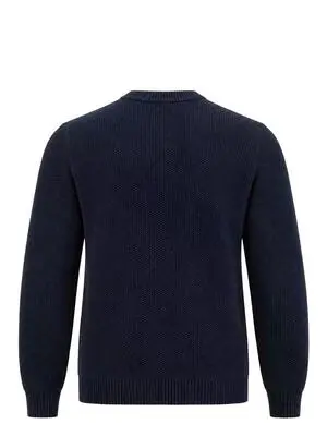 Calvin Klein Textured-knit Sweater - Blue