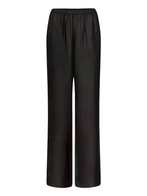 Loulou De Saison Elasticated Wide-leg Trousers - Black