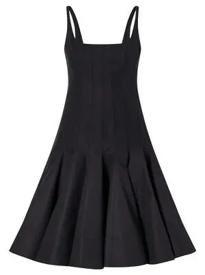 Jacquemus La Robe Agave Cotton Mini Dress - Black
