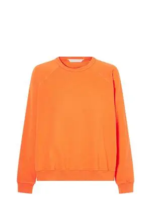 MOTHER The Biggie Concert Cotton Sweatshirt - Red