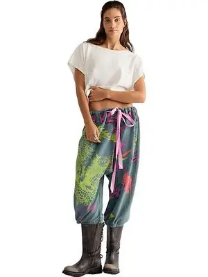 MAGNOLIA PEARL Puff Puff Rainbow Cali Sweatshorts - Multicolor