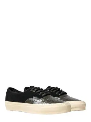 VANS Lx Authentic Croc-effect Sneakers - Black