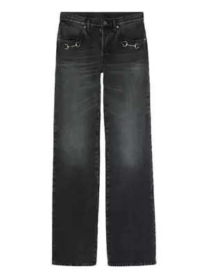 Gucci Horsebit Jeans - Grey