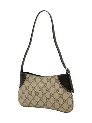 Gucci 2016-2026 Small Gg Supreme Emblem Shoulder Bag - Neutrals