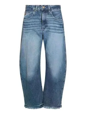 LOIS Frayed-hem Jeans