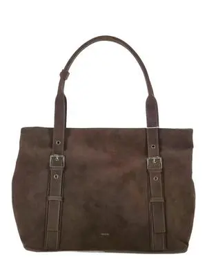 STAND OIL Buckle-detail Tote Bag - Brown