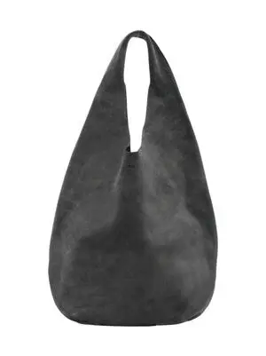 A.p.c. Le Neige Suede Shoulder Bag Grey