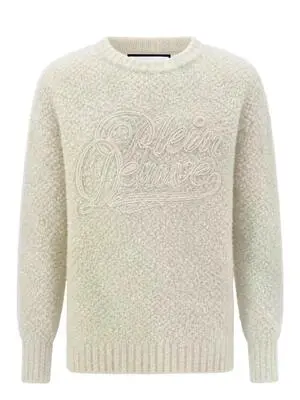 PHILIPP PLEIN Plein Deluxe Signature Bouclé Sweater