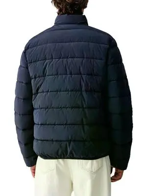 AERONAUTICA MILITARE Quilted Embroidered Jacket - Blue