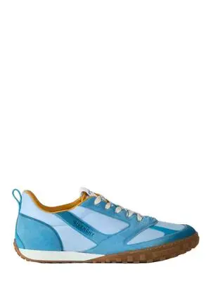 Givenchy Glide Sneakers In Nylon And Suede - Blue