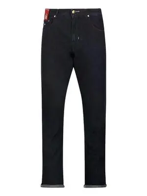 TRAMAROSSA Michelangelo Logo-patch Slim-fit Jeans - Blue