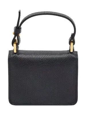Valentino Garavani Vlogo Leather Crossbody Bag - Black