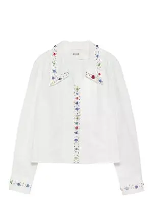 BODE Button Jar Shirt - White