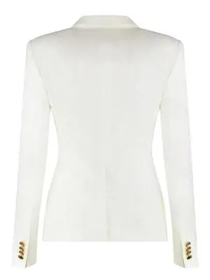 Tagliatore J-coral Bouclé-jersey Jacket - Neutrals