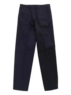 Gucci Belt-loop Logo-print Trousers - Blue