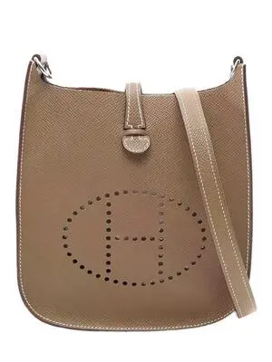Hermès 2025 Clemence Evelyne I Tpm Crossbody Bag - Brown