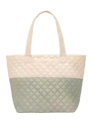 MZ WALLACE Medium Buff Metro Tote Deluxe Tote Bag