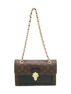 LOUIS VUITTON Victoire Monogram Shoulder Bag - Brown