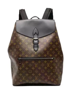 LOUIS VUITTON 2013 Monogram Macassar Palk Backpack - Brown