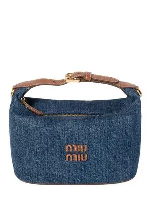 MIU MIU Denim Pouch