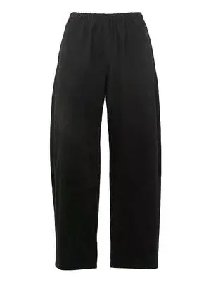 Apuntob Corduroy Drawstring Trousers Black