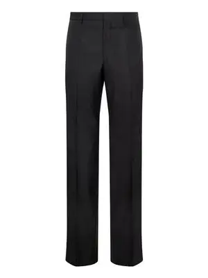 Tagliatore Pressed-crease Tailored Trousers - Black