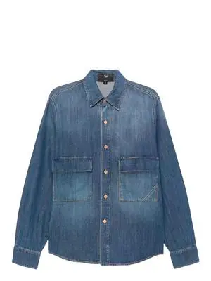 3x1 Kenya Flap-pocket Denim Jacket - Blue