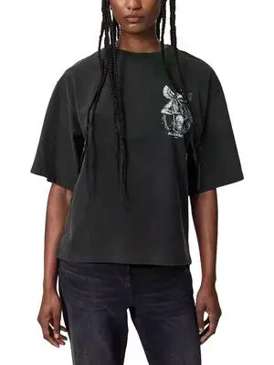 ALLSAINTS Angel-graphic T-shirt - Black