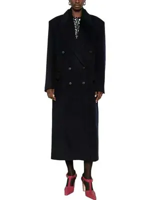 IVY OAK Iocirce Double-breasted Coat - Blue
