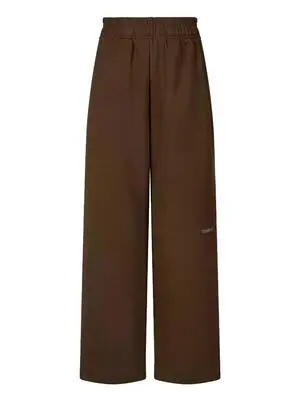 STUDIO TOMBOY Logo-print Drawstring-hem Trousers - Brown