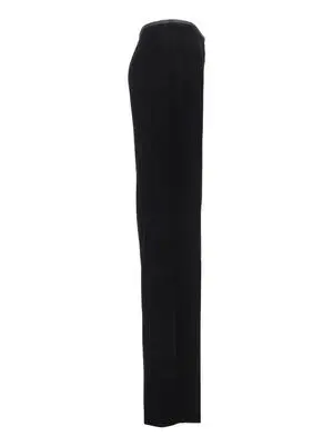Emporio Armani Velvet Trousers - Blue