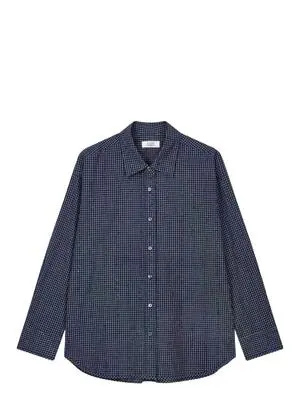 STUDIO TOMBOY Check Cotton Shirt - Blue
