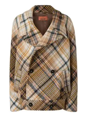 Missoni Double-breasted Raglan Jacket - Multicoloured