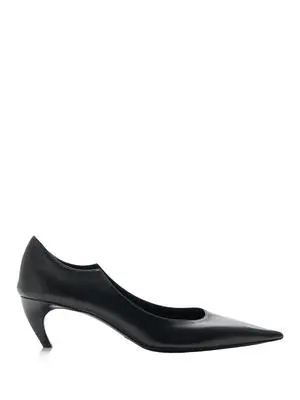 Khaite Valerie Leather Pumps - Black