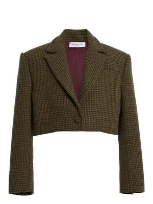 FRANÇOISE Asani Cropped Wool-blend Jacket