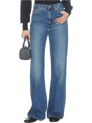 LEVI'S Ribcage Wide Leg Jean In . Also - Blue