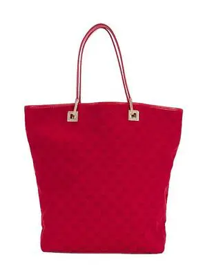 FWRD RENEW Gucci Gg Bucket Tote Bag - Red