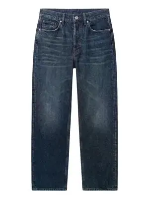 Moncler Faded Straight-leg Jeans - Blue