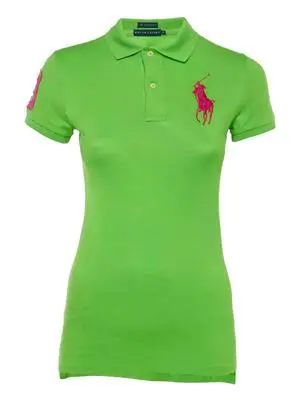 Ralph Lauren Skinny-fit Polo Top - Green