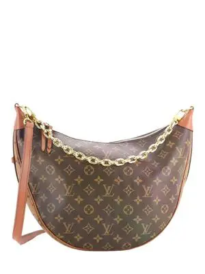 LOUIS VUITTON Loop Reverse Monogram Canvas Hobo Bag - Brown
