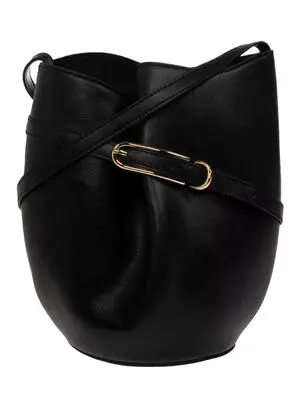 LIFFNER Leather Shoulder Bag - Black