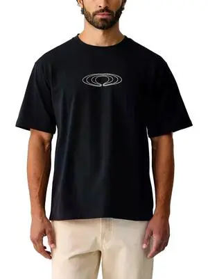 Rains Logo-print Short-sleeve T-shirt - Black