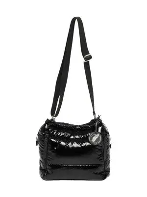 JACK GOMME Meribel Arc Quilted Satchel Bag - Black