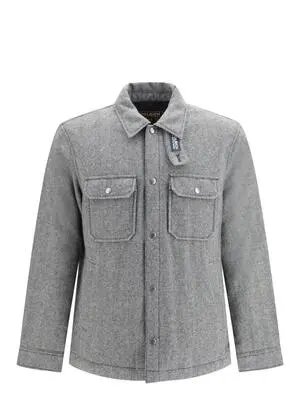 Woolrich Alaskan Herringbone Shirt Jacket - Grey