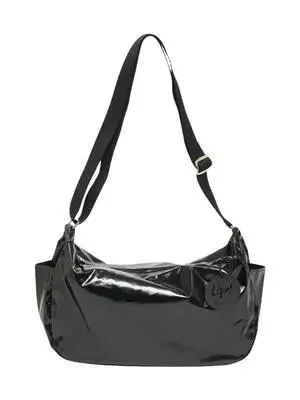 JACK GOMME Liris Light Gloss-effect Shoulder Bag - Black