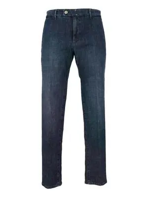 Incotex Faded Straight-leg Jeans - Blue