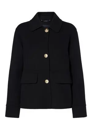 Max Mara Virgin Wool Jacket - Black