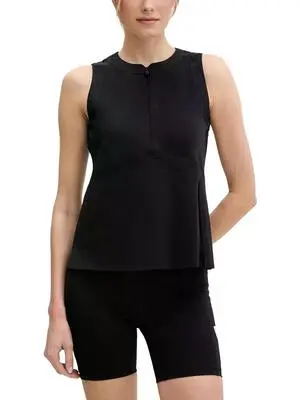 SPORTALM Sleeveless Zip-up Top - Black