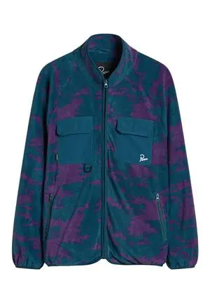 PARRA Darwin Camo Fleece Jacket - Blue