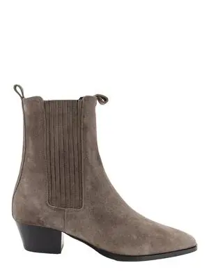 AeydĒ Agata Suede Boots - Grey